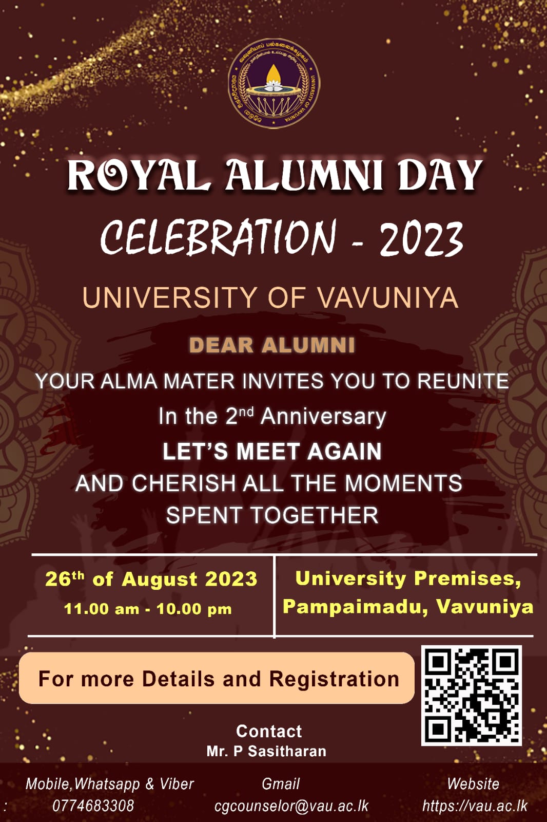 Flyer – Royal Alumni Day Celebration