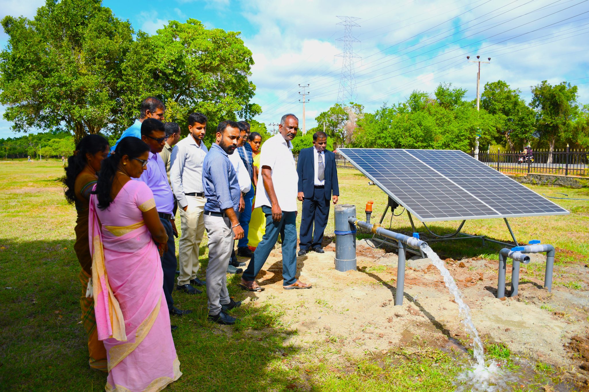 Tree Plantation with Tube Well and Solar-Powered Drip Irrigation System ...